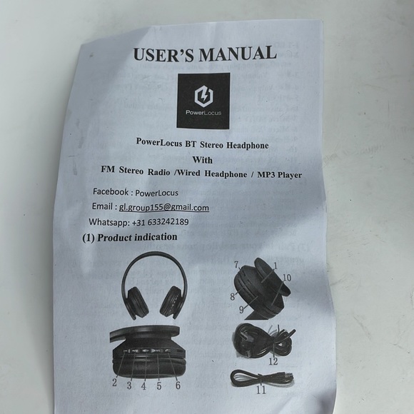 Power Locus | Headphones | New Powerlocus Wireless Bluetooth Overear ...